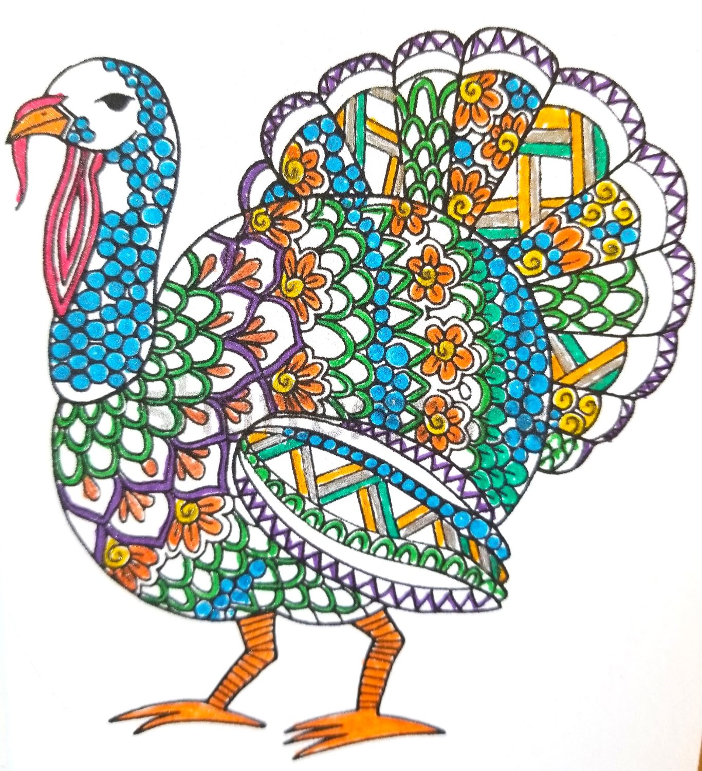 Solve Thanksgiving Turkey jigsaw puzzle online with 72 pieces