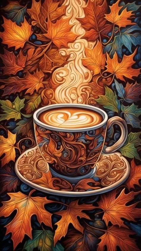 Solve Autumn Coffee Thursday jigsaw puzzle online with 60 pieces