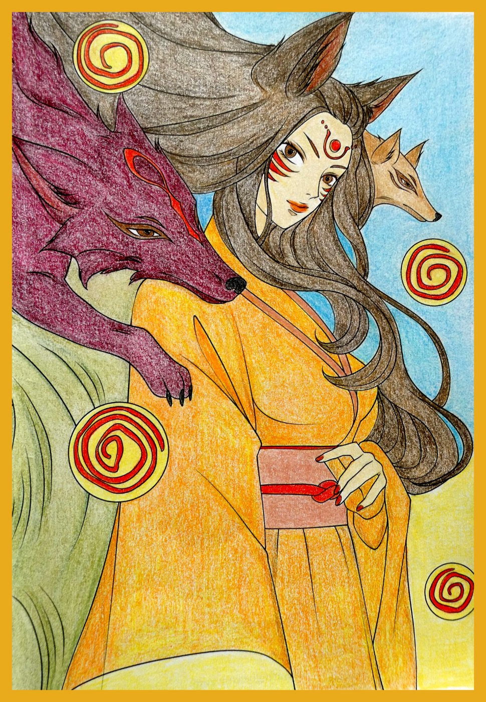 Solve Self-colored drawing. Zelf ingekleurde tekening. jigsaw puzzle ...