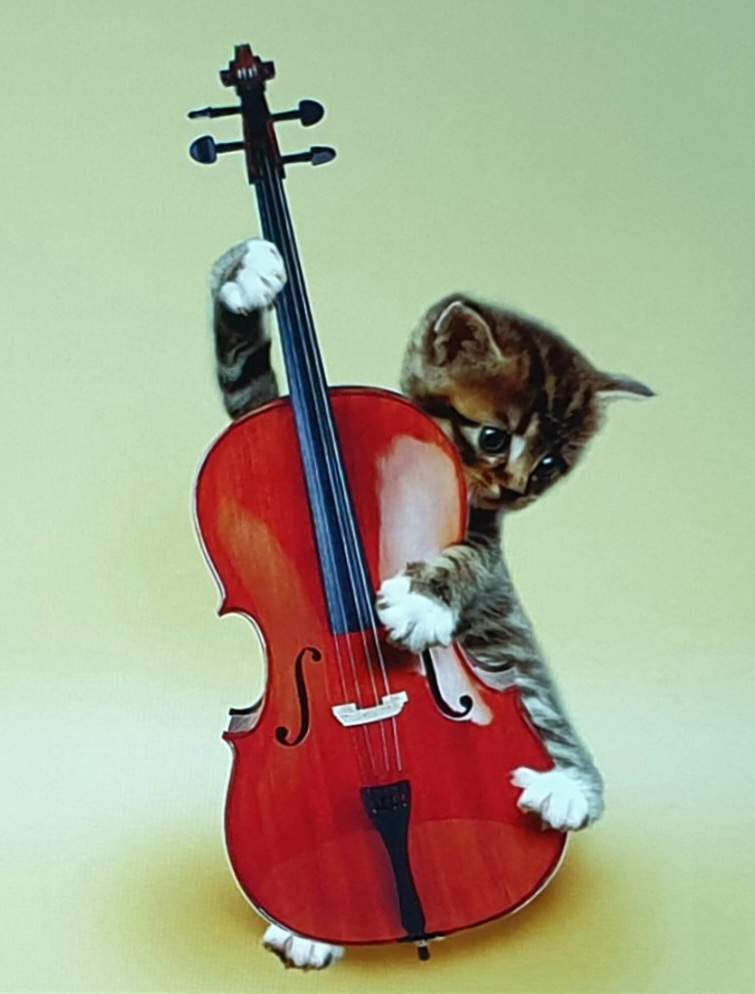 Solve "Jazz is the cat's meow AND the cat's pajamas!" jigsaw puzzle ...