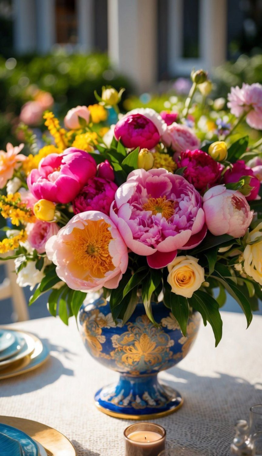 Solve Colourful Flora ~ Still Life with so much Summery Beauty jigsaw ...