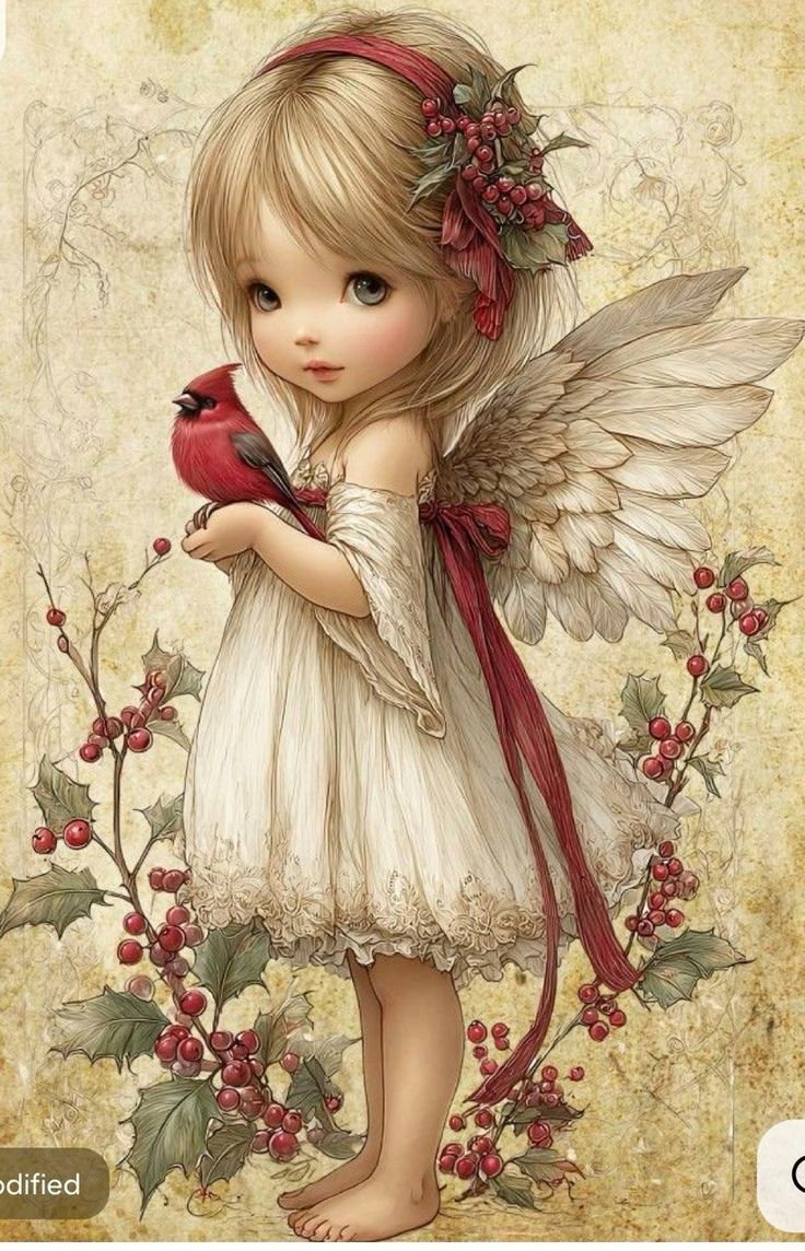 Solve Little Angel jigsaw puzzle online with 60 pieces