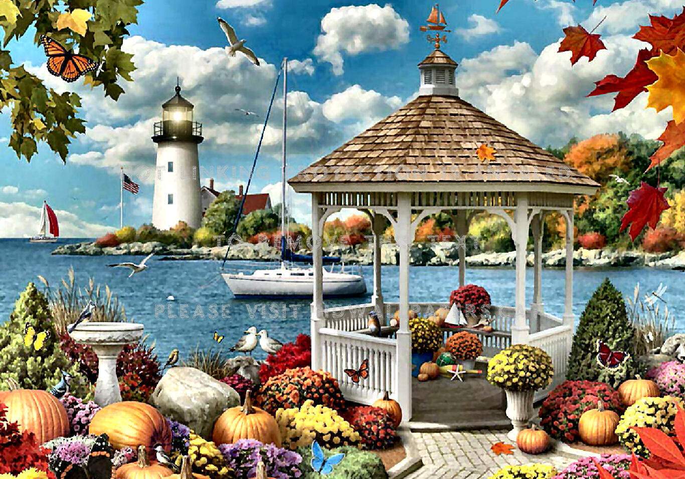 Jigsaw Puzzle | autumn-lighthouse | 117 pieces | Jigidi
