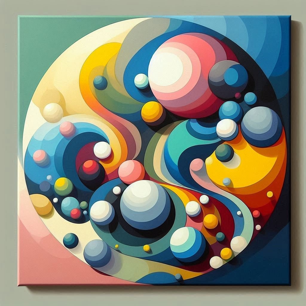 Solve Acrylic abstract (resizable 9 to 306 pieces) jigsaw puzzle online ...