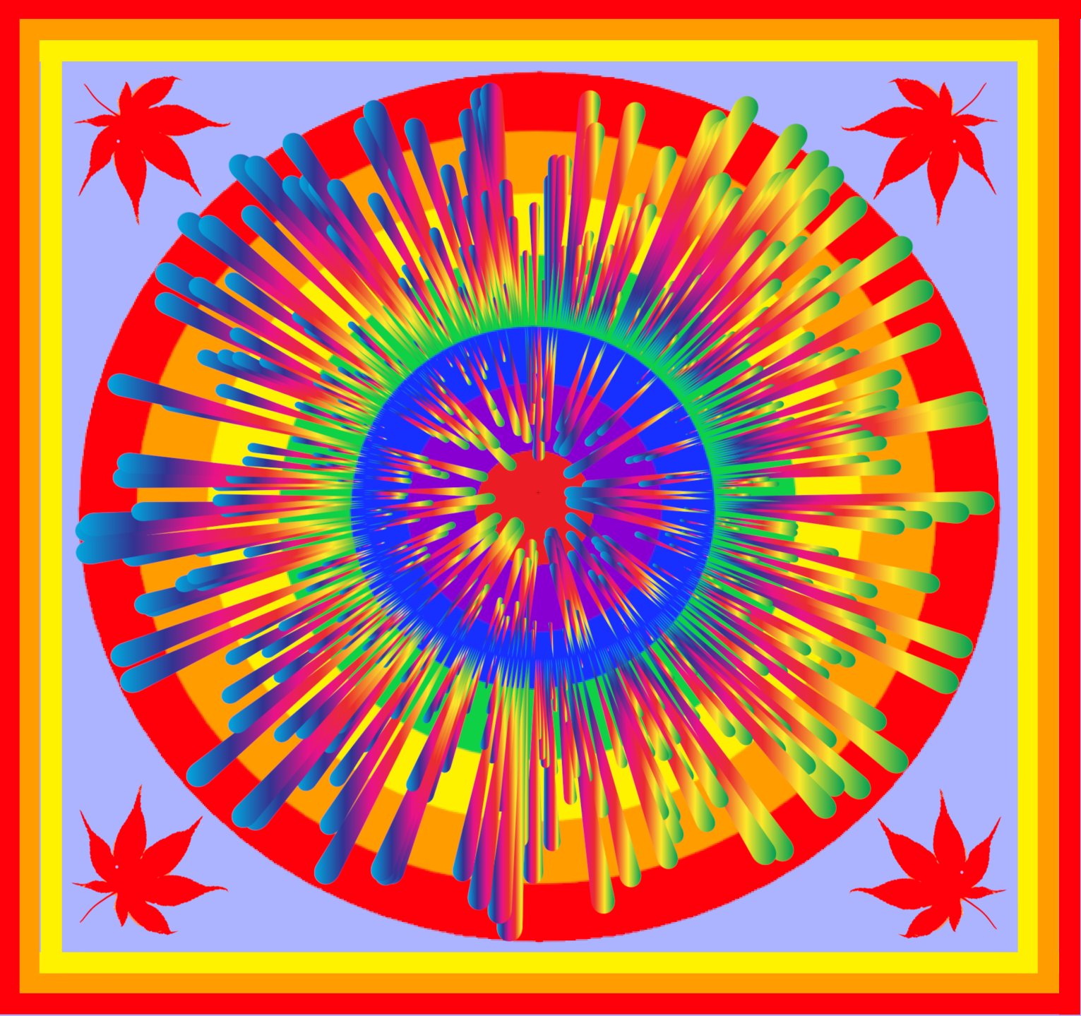 Solve Fall Color Explosion jigsaw puzzle online with 196 pieces