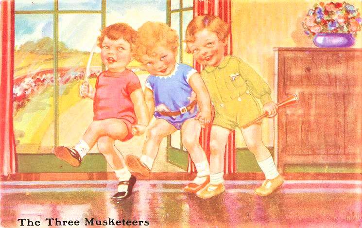 Solve Themes Vintage illustrations/pictures - The Three Musketeers ...