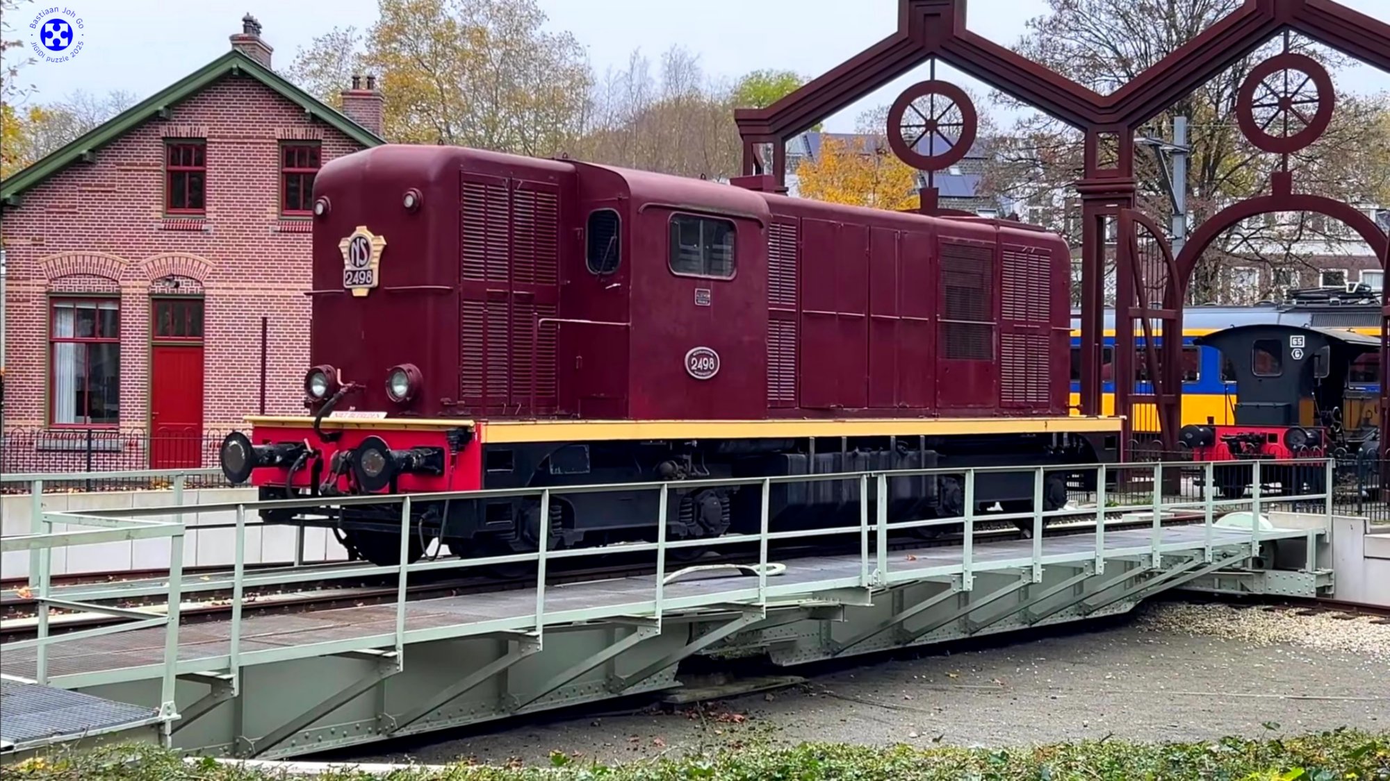 Solve Het Spoorwegmuseum, NS-Loc 2498 , Utrecht. 🇳🇱 jigsaw puzzle ...