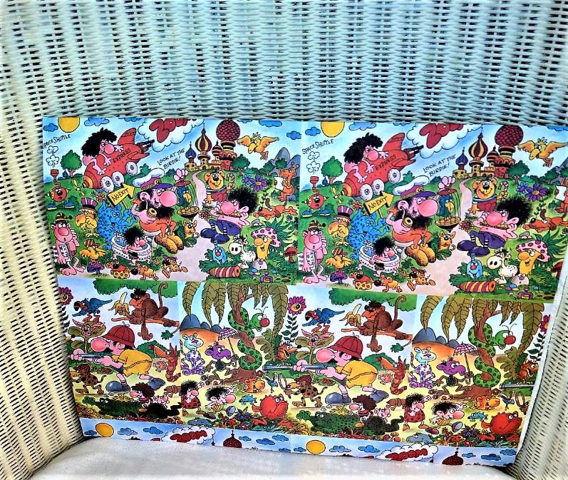 Solve A ONE OFF - WRAPPING PAPER FROM THE TIME VAULT - 4 OF 4 jigsaw ...