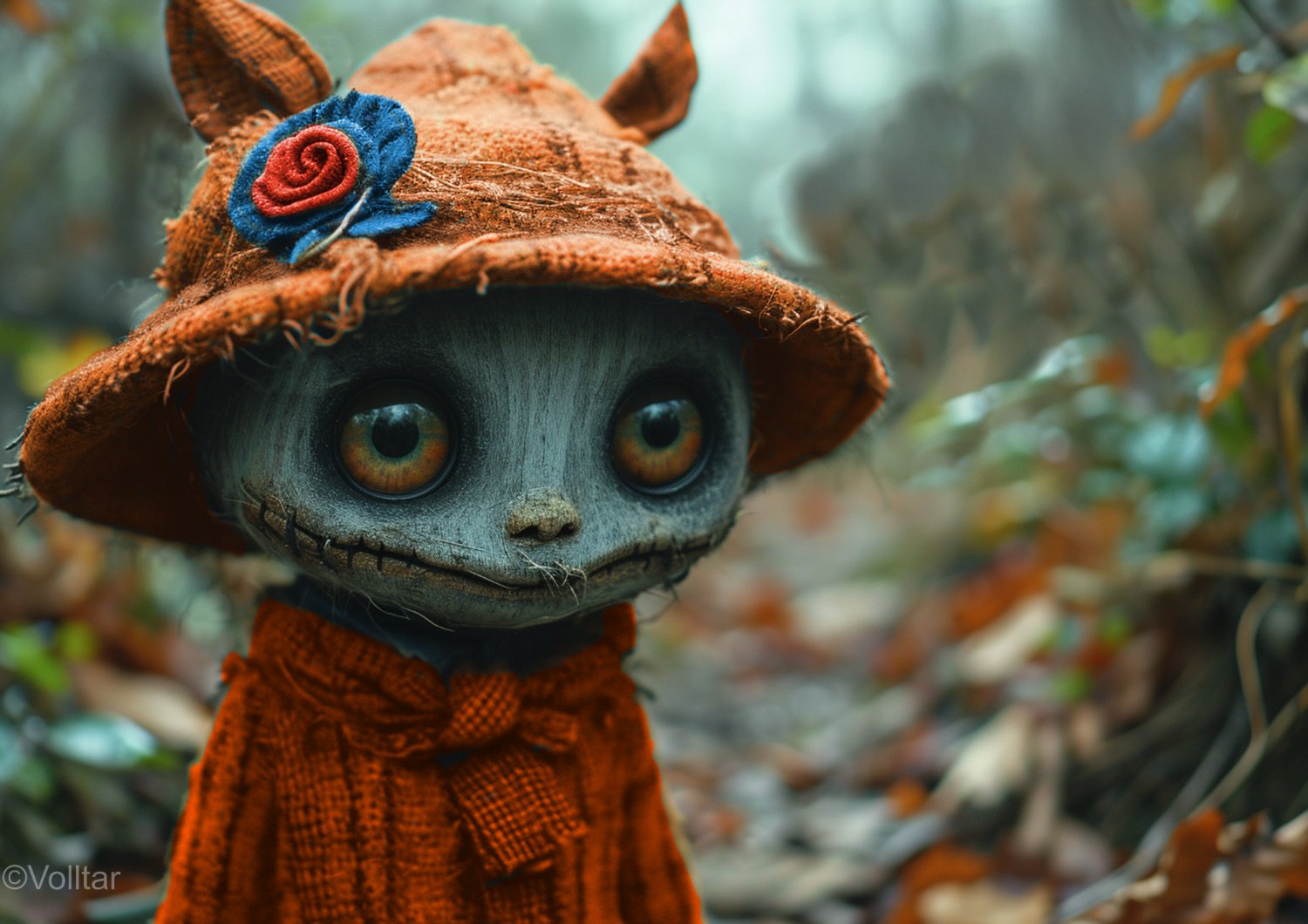 Solve Creepy Little Guy jigsaw puzzle online with 12 pieces