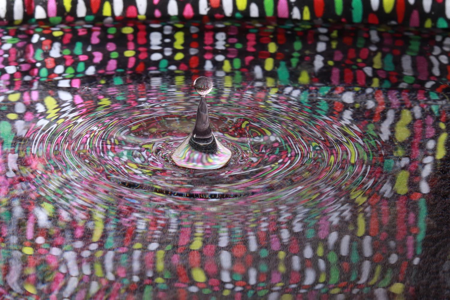 Solve Water Drop Photography jigsaw puzzle online with 70 pieces