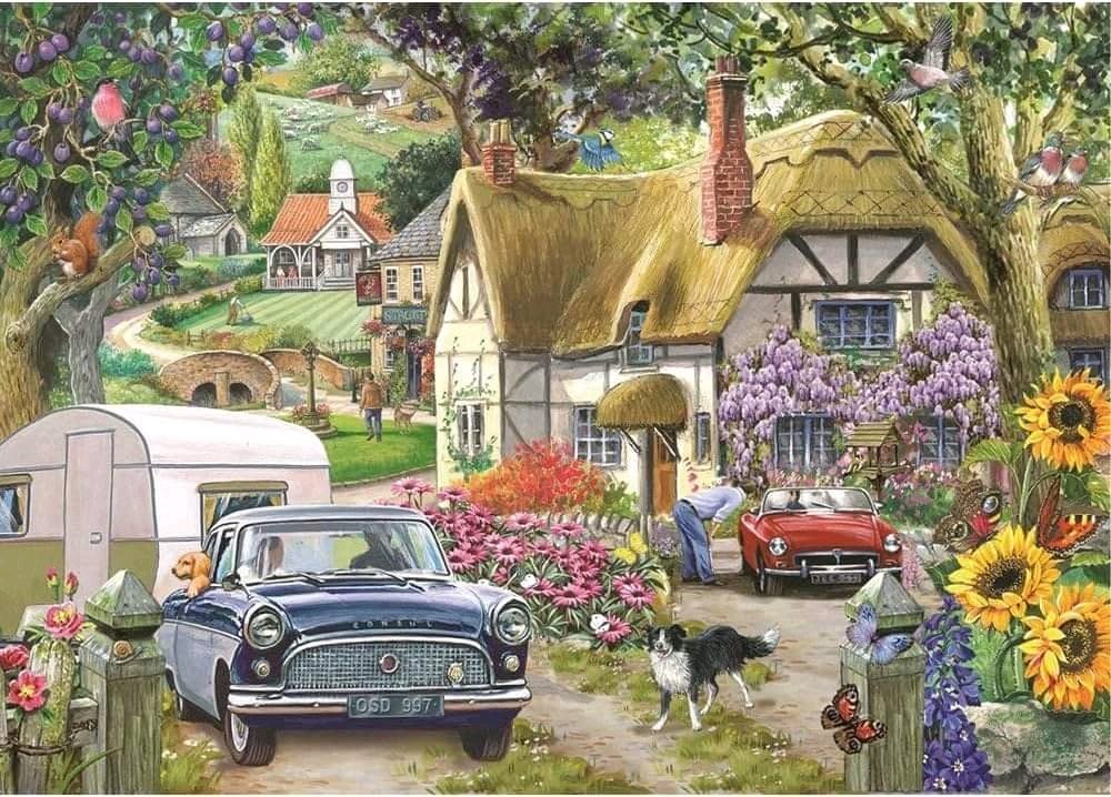 Jigsaw Puzzle | 70 pieces | Vintage Countryside (1,761) | Jigidi