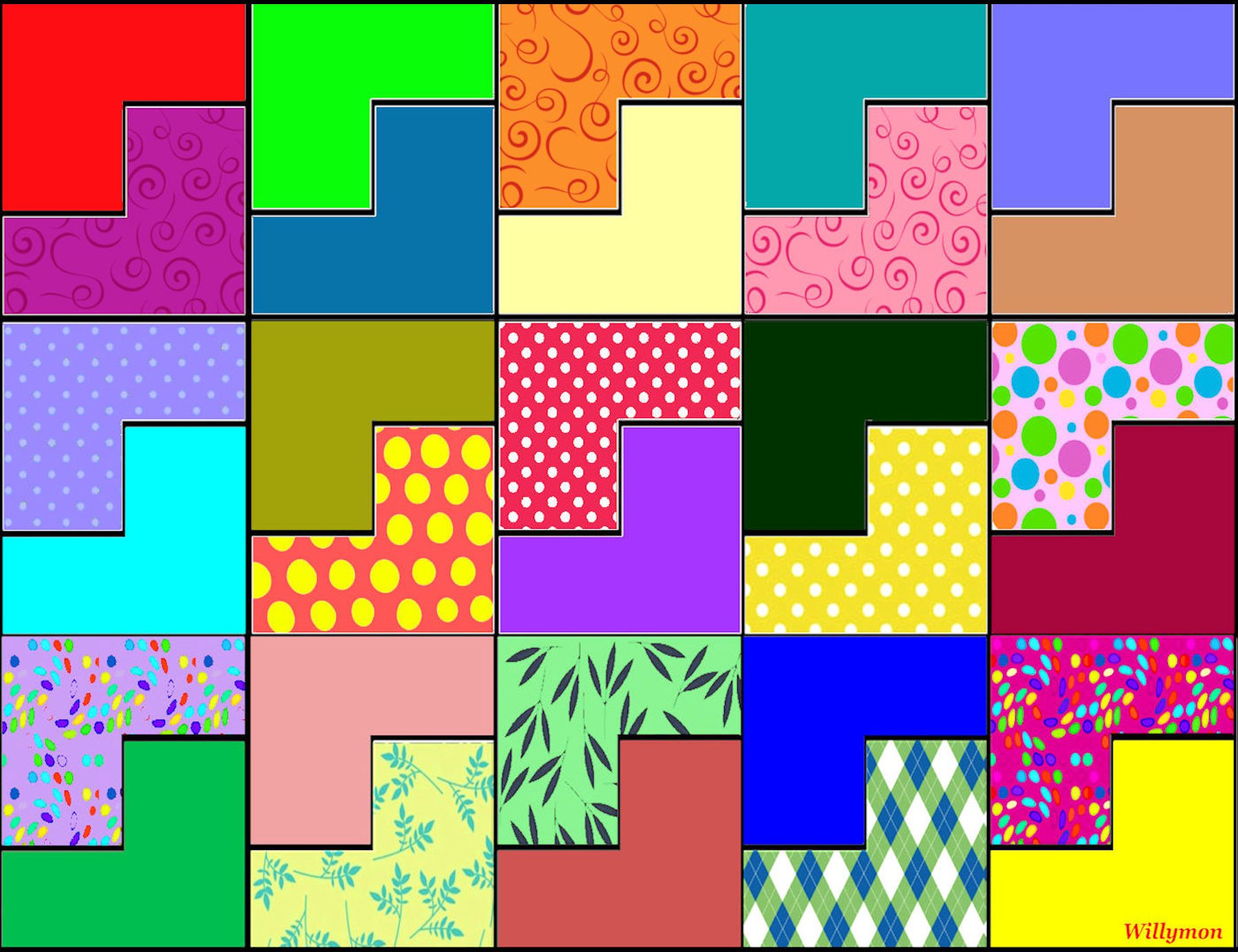 Solve L- puzzle (small) jigsaw puzzle online with 300 pieces