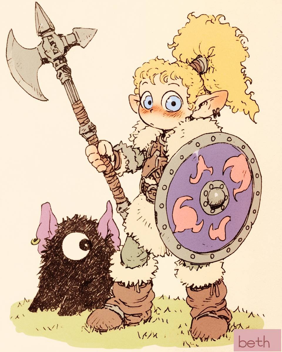 Solve Barbarian Things jigsaw puzzle online with 154 pieces