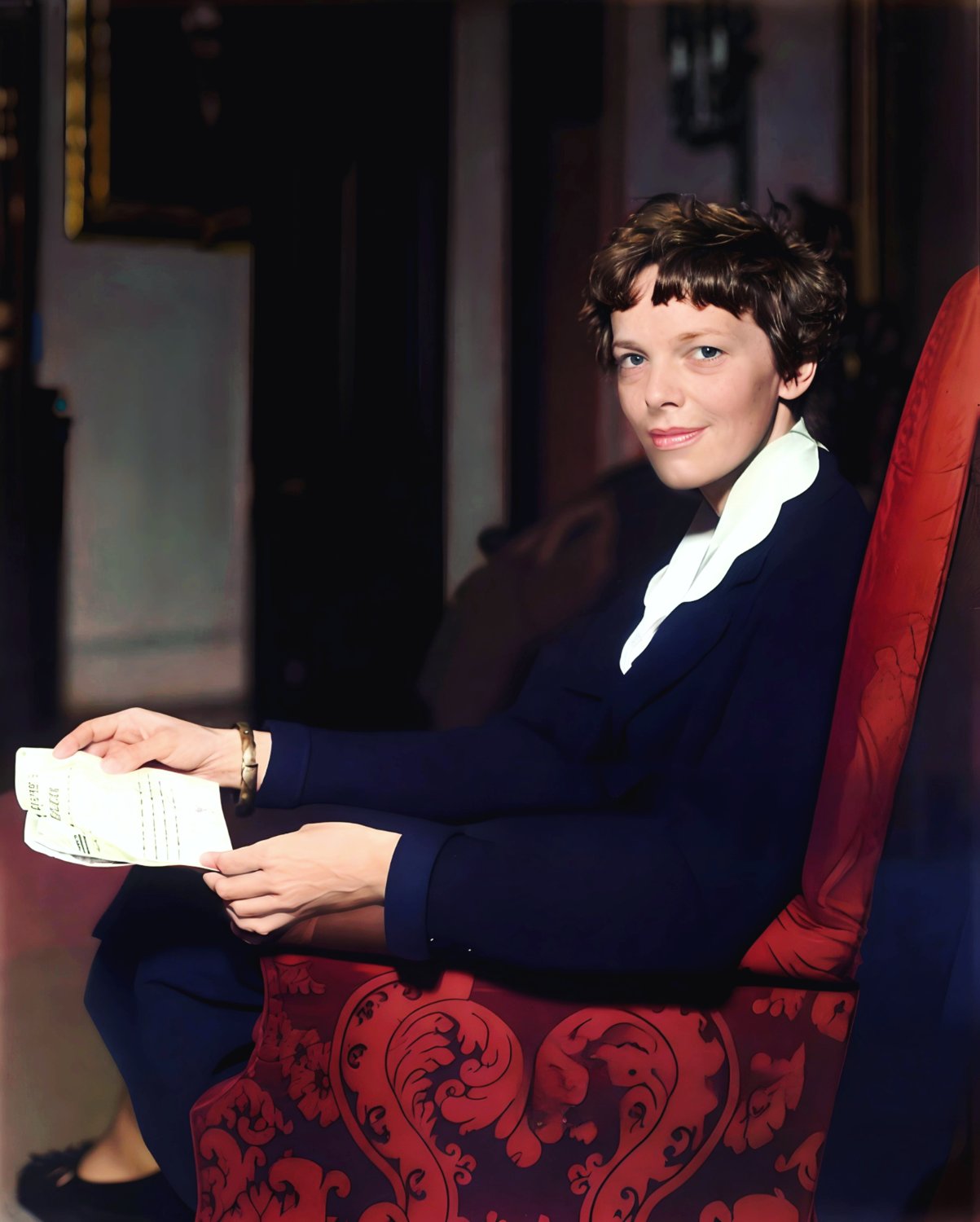 Solve Amelia Earhart. jigsaw puzzle online with 208 pieces