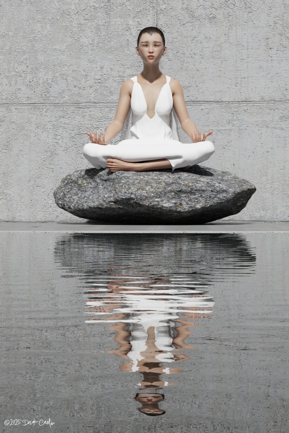 Solve Meditation jigsaw puzzle online with 96 pieces