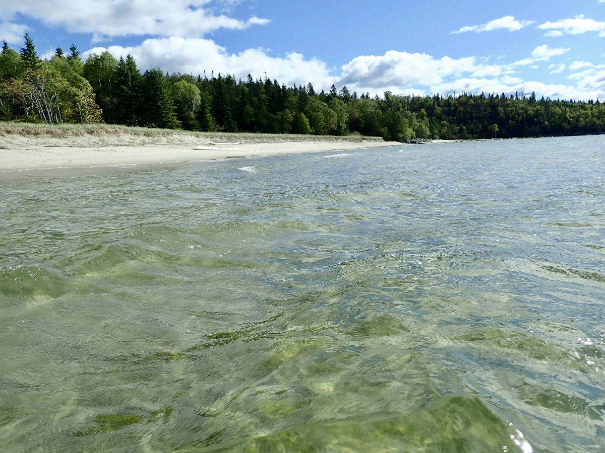 Solve Wawa's Sandy Beach - Lake Superior jigsaw puzzle online with 63 ...