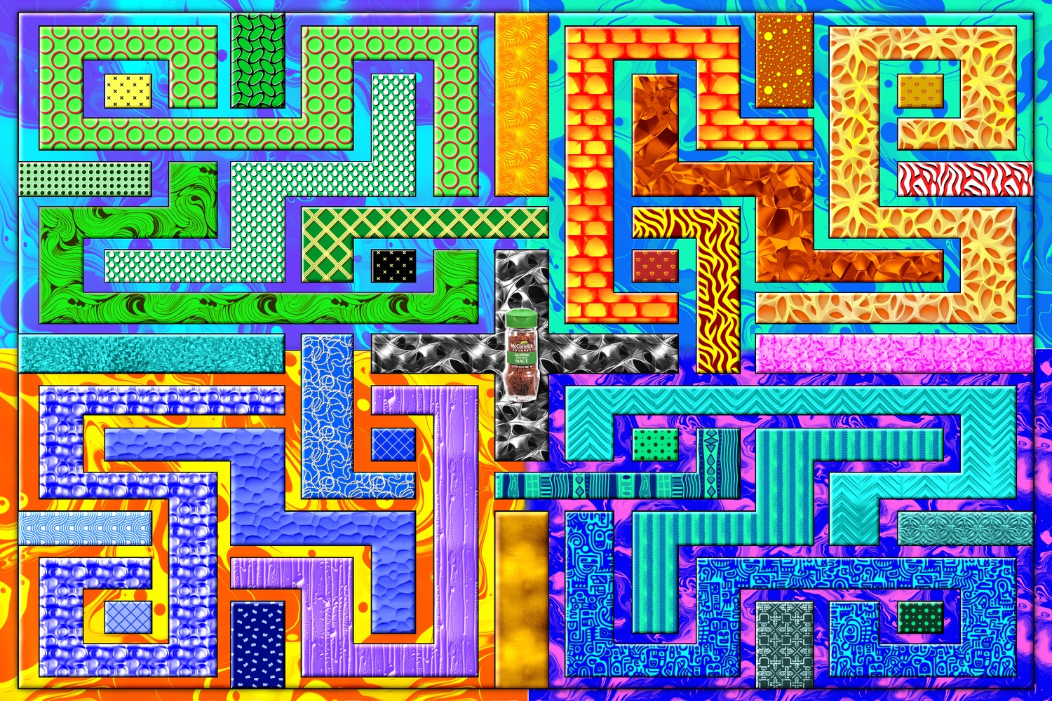 Solve The Amazing Mace! jigsaw puzzle online with 15 pieces