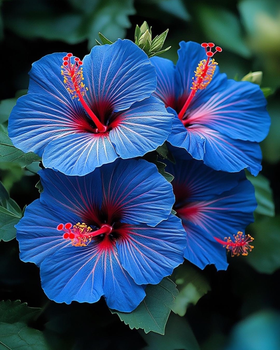 Jigsaw Puzzle | 30 pieces | Hibiscus rosa-sinensis ‘Blue Magic’ | Jigidi