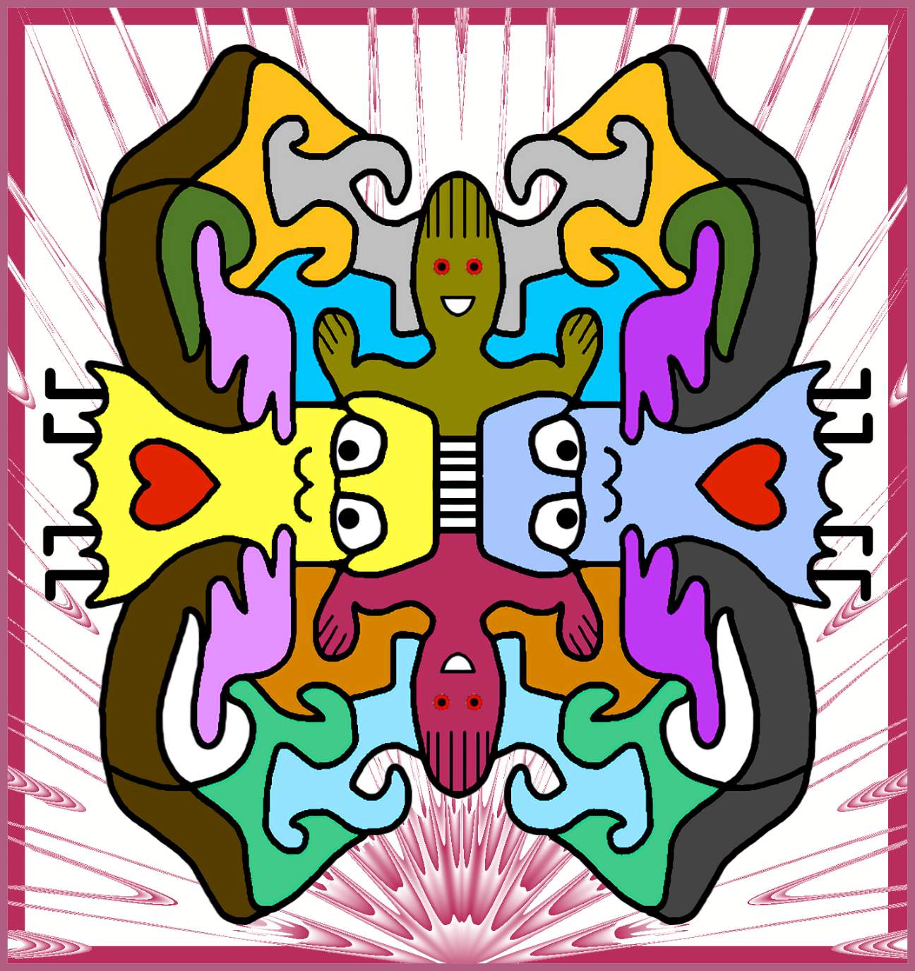 Solve friends jigsaw puzzle online with 110 pieces