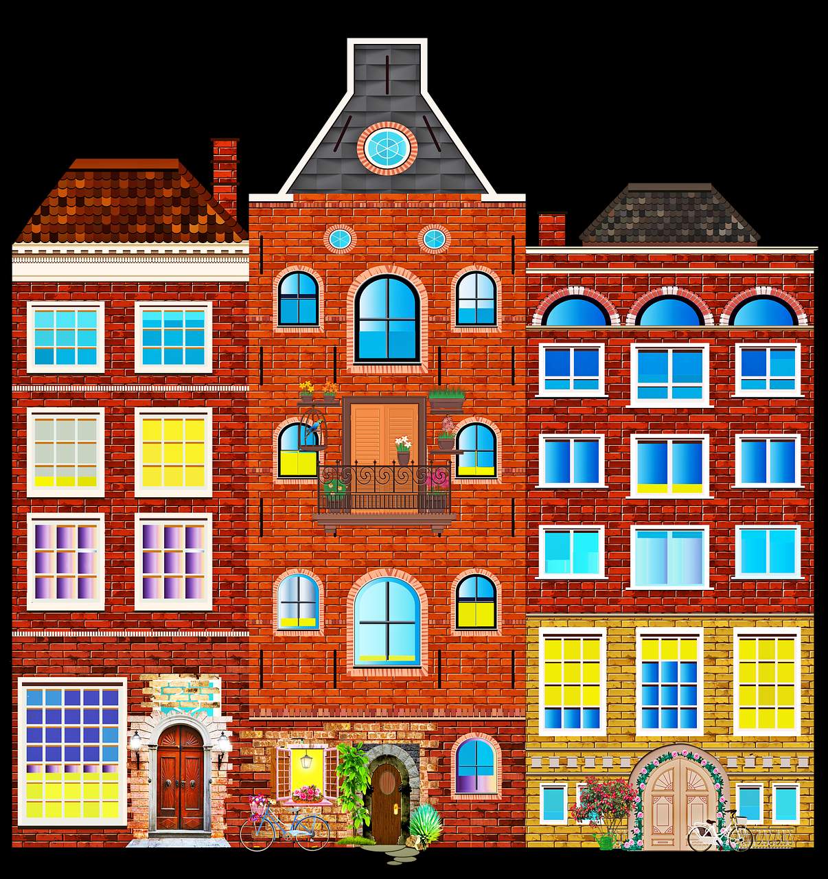 Solve Buildings jigsaw puzzle online with 156 pieces