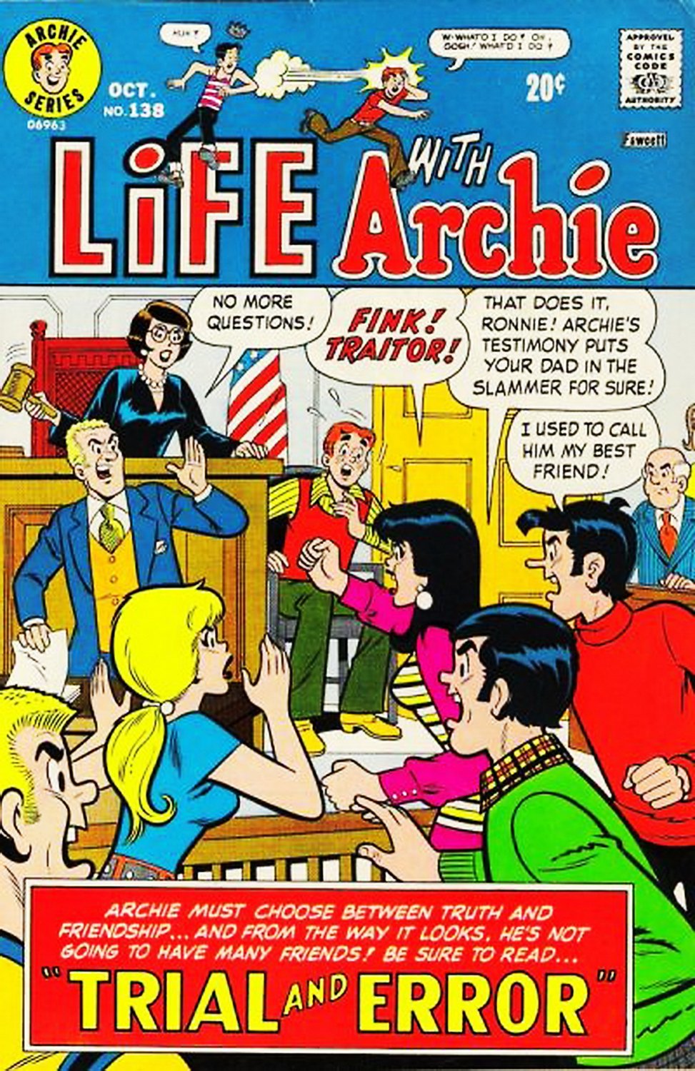 Solve Life with Archie (Oct 1973) jigsaw puzzle online with 96 pieces