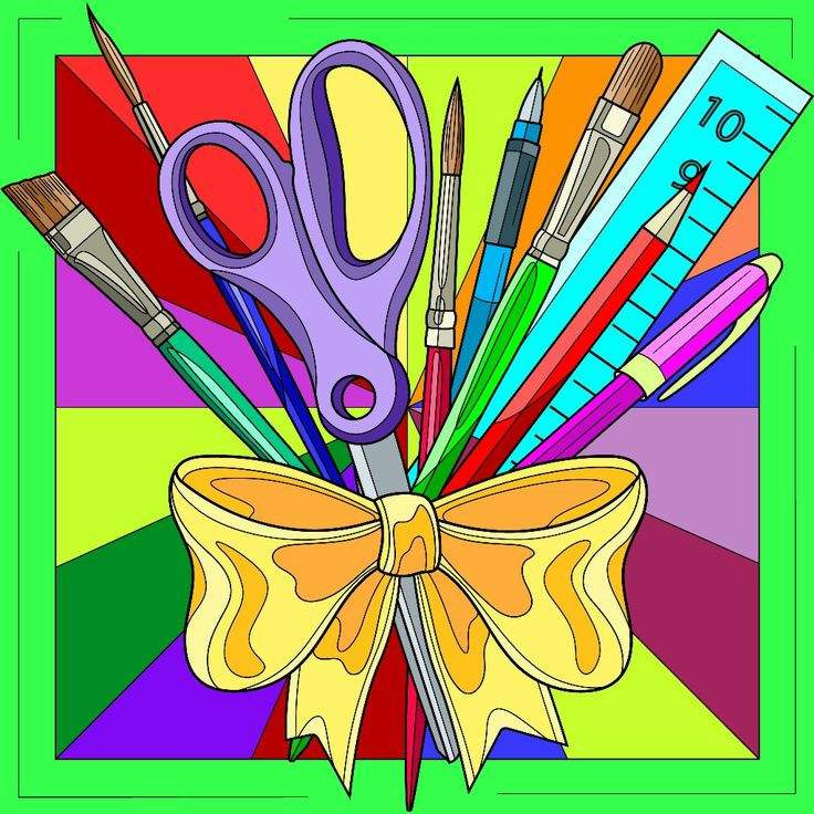 Solve BACK TO SCHOOL jigsaw puzzle online with 64 pieces