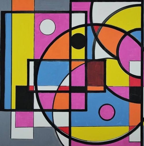 Solve Shapes jigsaw puzzle online with 100 pieces