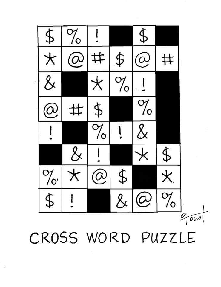 Solve Cross Word Puzzle jigsaw puzzle online with 63 pieces