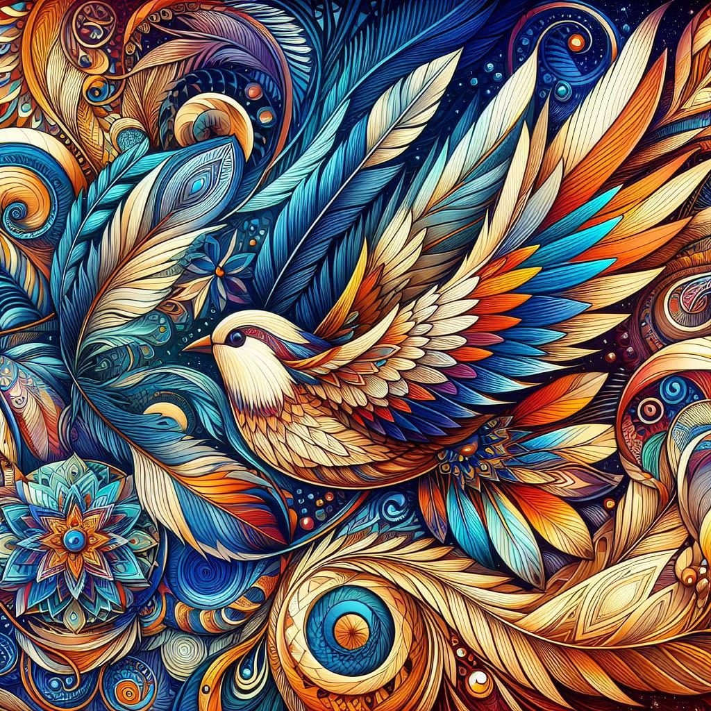 Solve Feathers 2 jigsaw puzzle online with 64 pieces