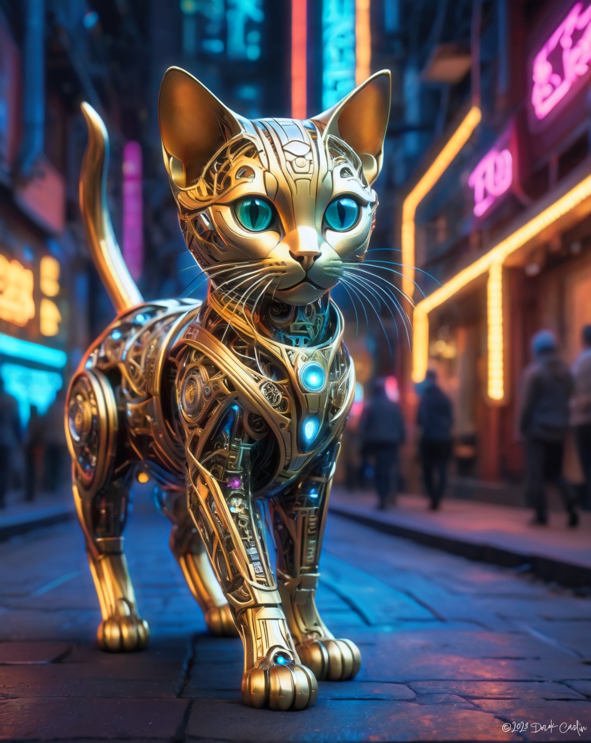 Solve Robo-Kitty Redux jigsaw puzzle online with 80 pieces