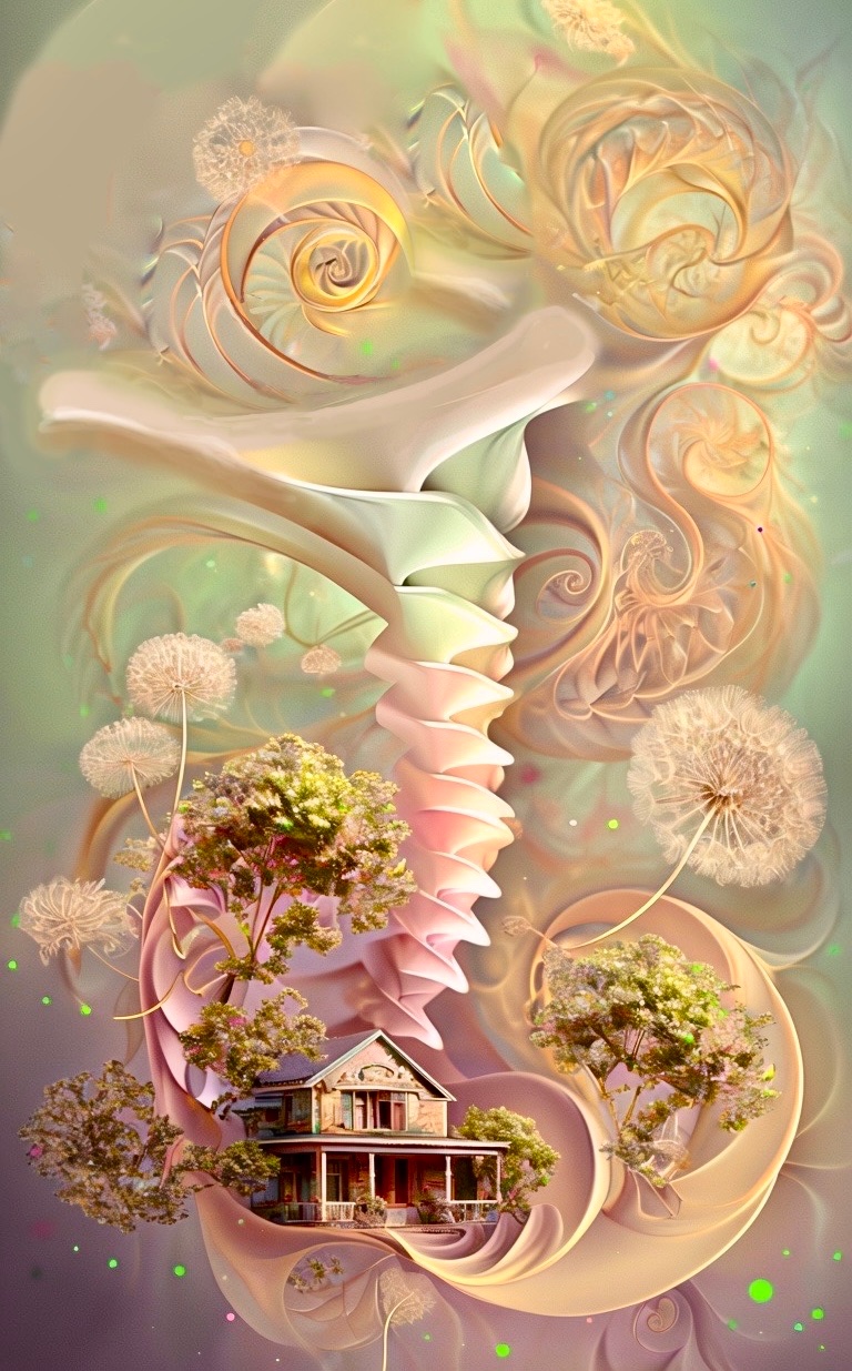 Solve Fractal tornado (resize 15 - 240) jigsaw puzzle online with 77 pieces