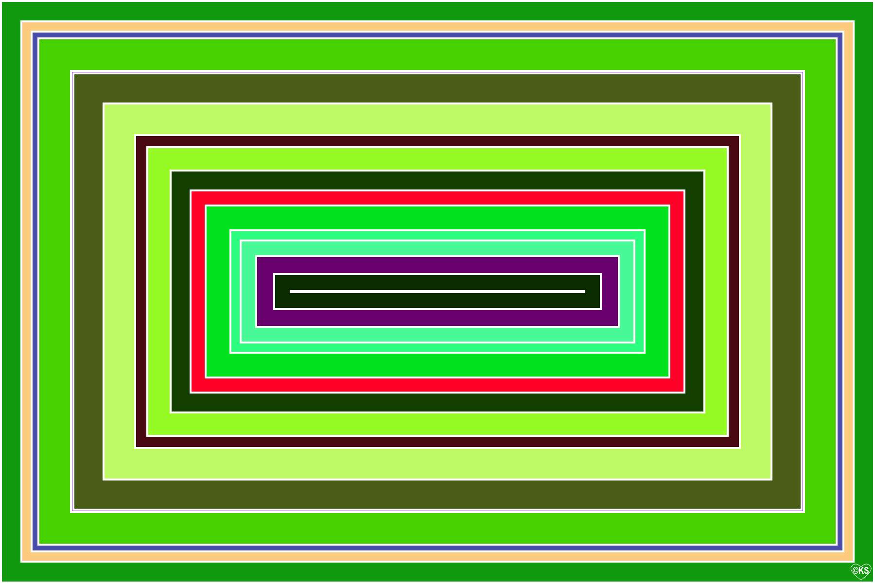 Solve Concentric Rectangles!! ~ H jigsaw puzzle online with 600 pieces