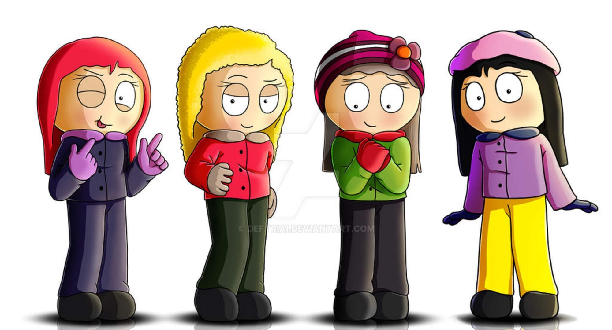 Solve South Park The Girls Jigsaw Puzzle Online With 153 Pieces