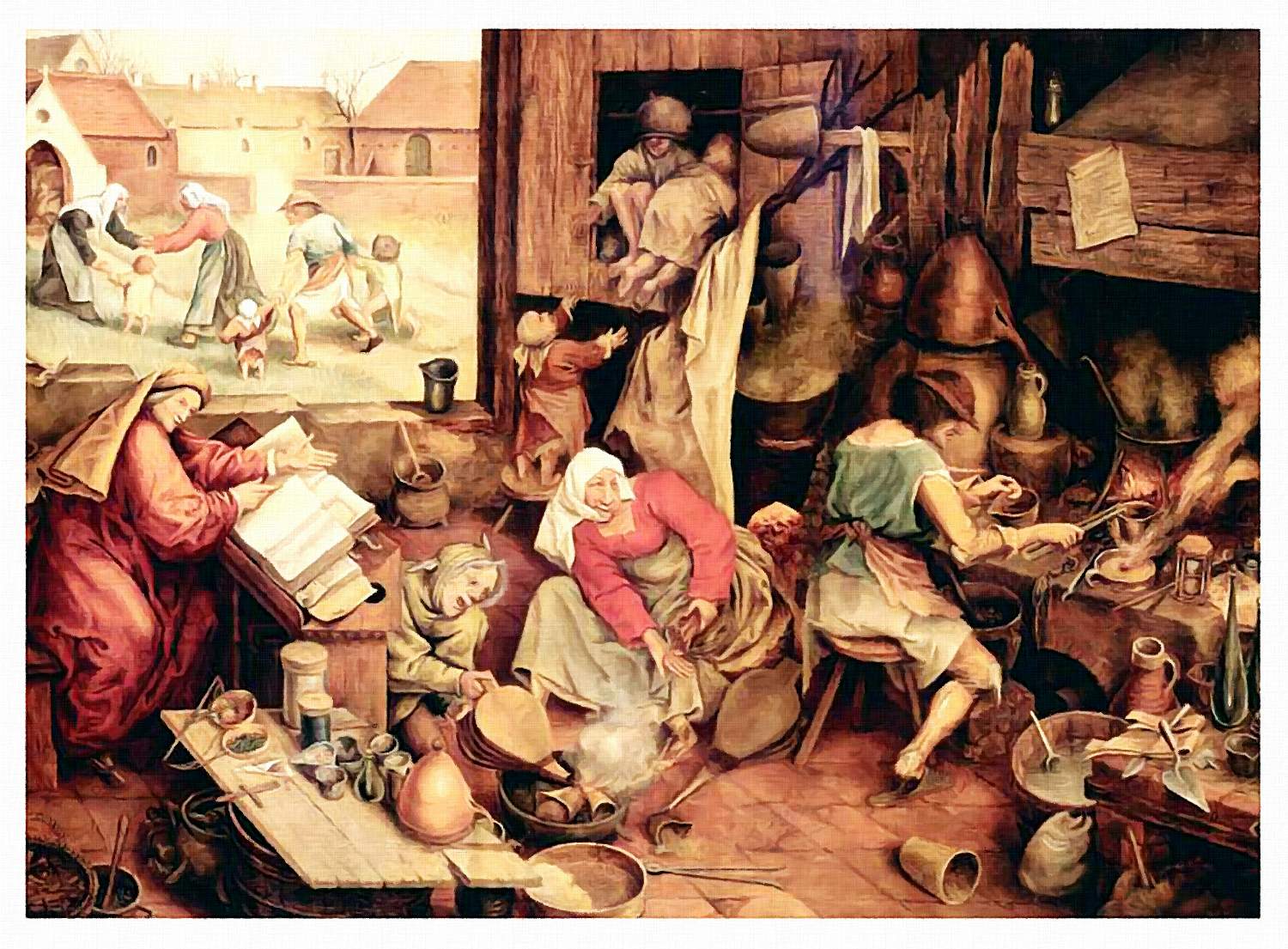 Solve The Alchemist jigsaw puzzle online with 48 pieces