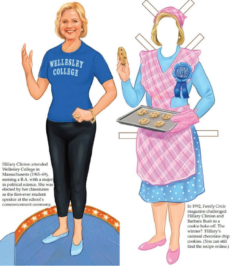 Solve Paper Doll ~ Hillary Clinton jigsaw puzzle online with 72 pieces