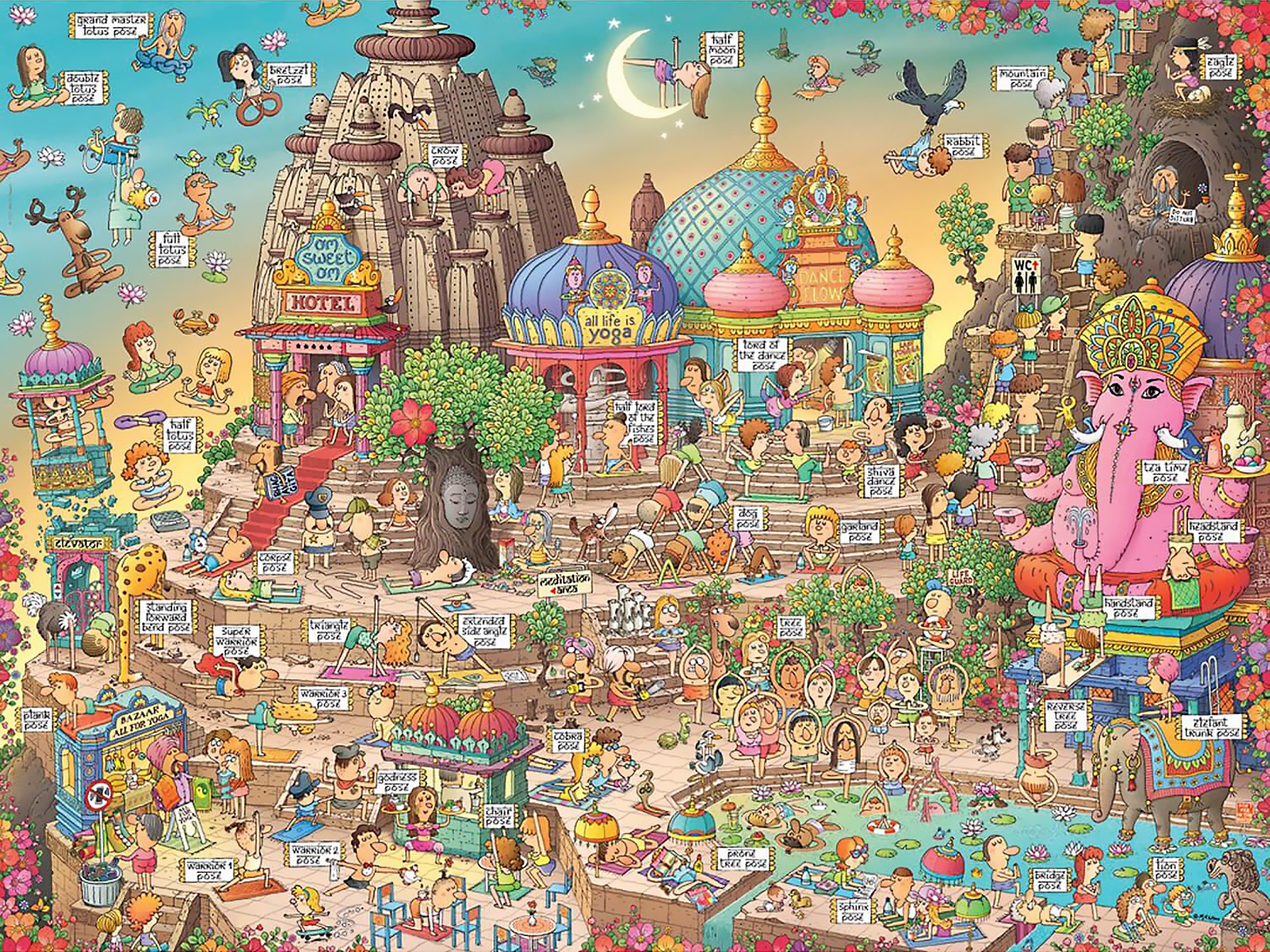Solve Yogaland jigsaw puzzle online with 352 pieces