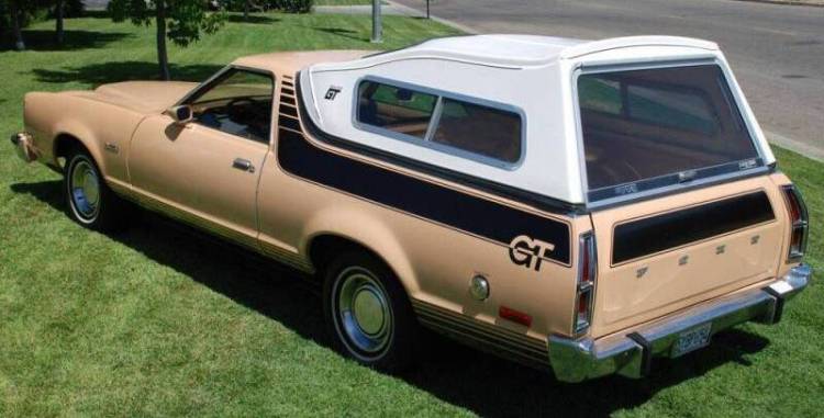 Solve 1978 Ford Ranchero GT Brougham with topper rear view jigsaw ...