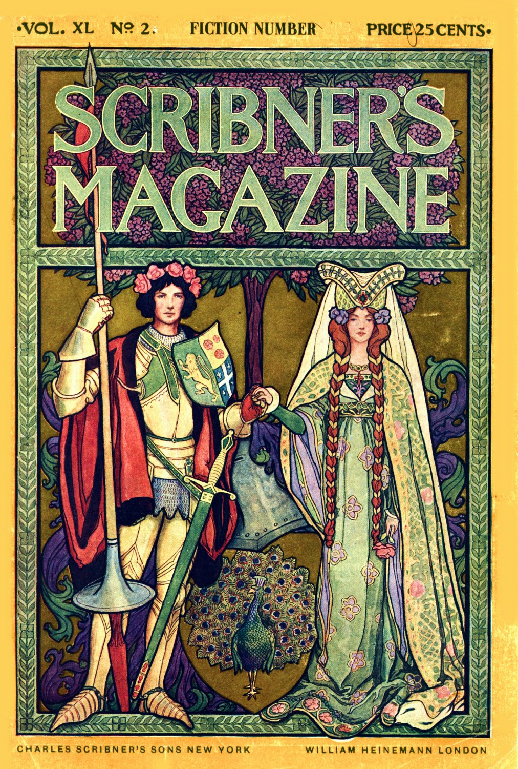 Solve Scribner's, 1908, cover by Lucy Beatrice Stevens (American, 1876 ...