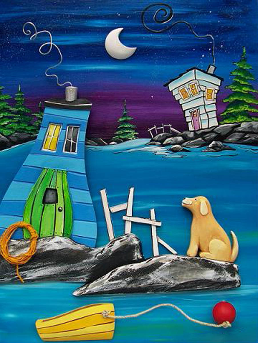 Solve BlueBerry House jigsaw puzzle online with 300 pieces