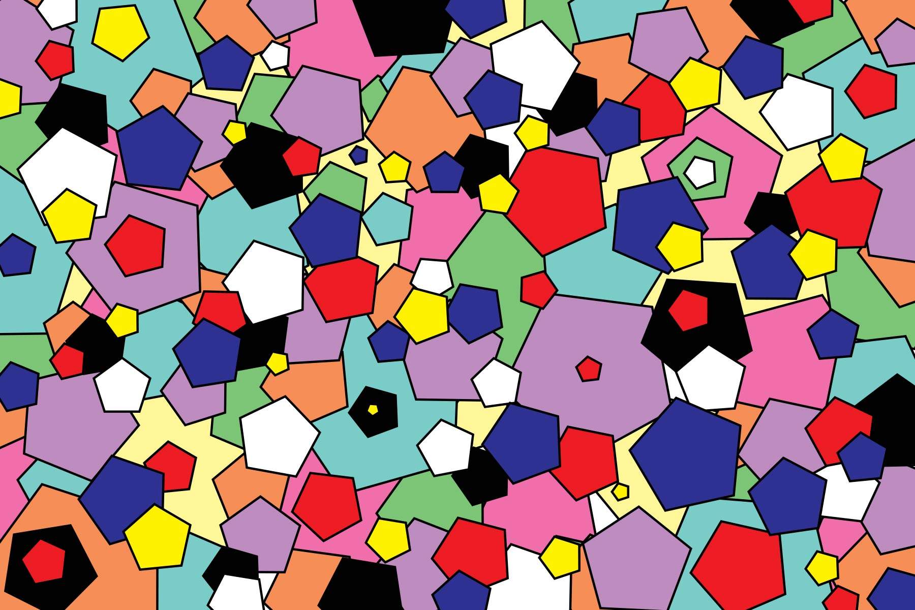 Solve Random polygons 01 jigsaw puzzle online with 504 pieces