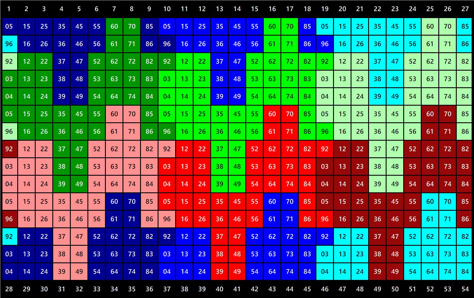 Solve Number 1258 tessellation 459 jigsaw puzzle online with 459 pieces