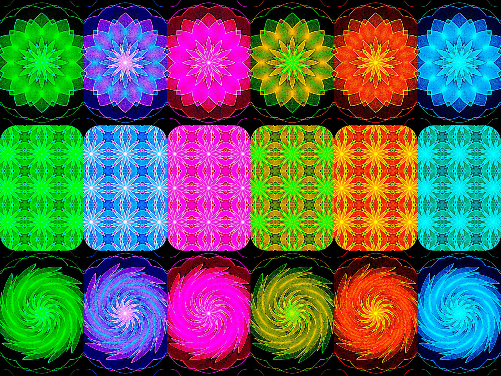 Solve Three by Six! (XL) jigsaw puzzle online with 300 pieces