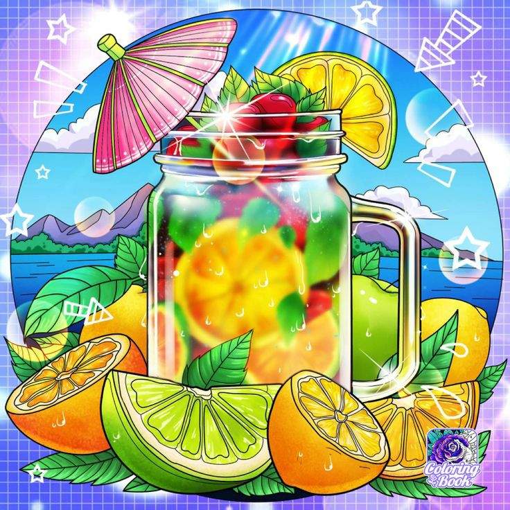 Solve FRUIT COCKTAIL jigsaw puzzle online with 64 pieces