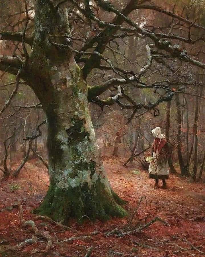 Jigsaw Puzzle | 130 pieces | The Old Beech Tree | Jigidi