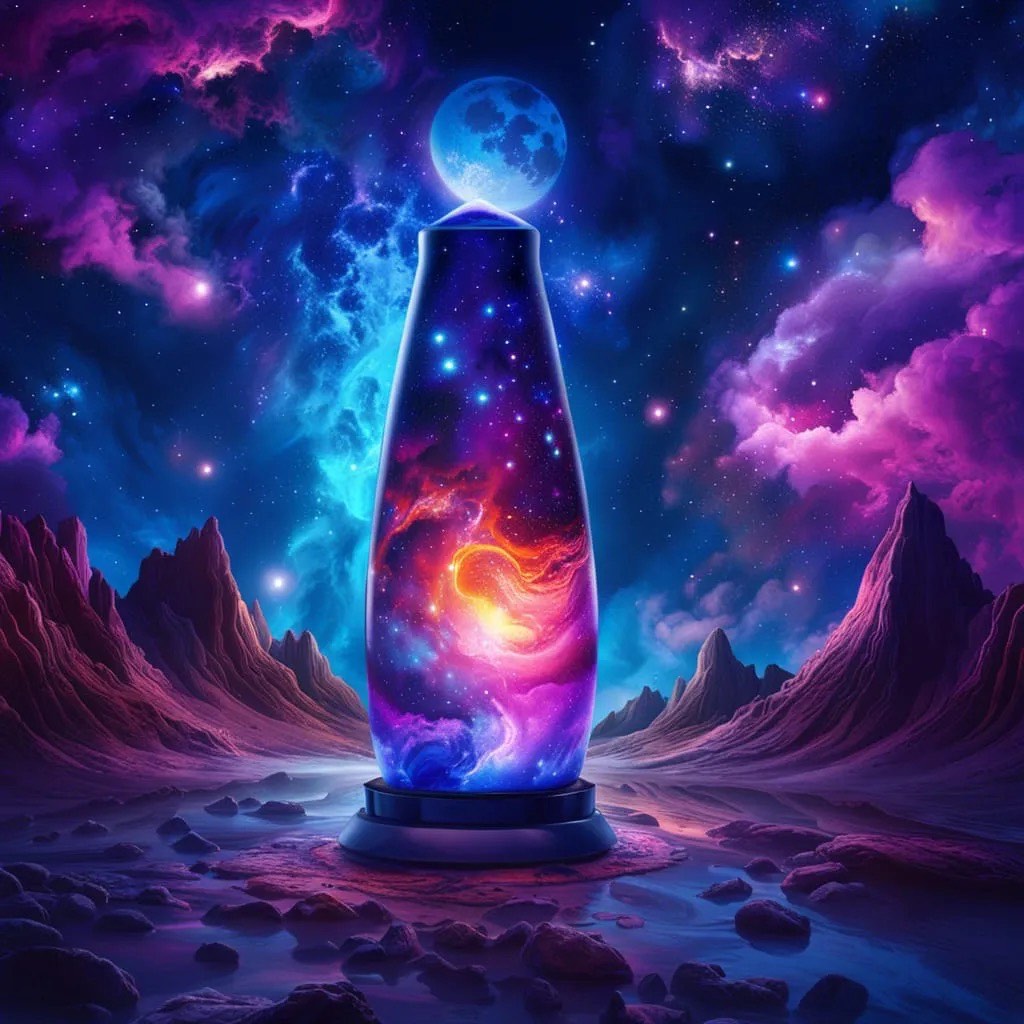 Jigsaw Puzzle | 16 pieces | A Lava Lamp in La La Land | Jigidi