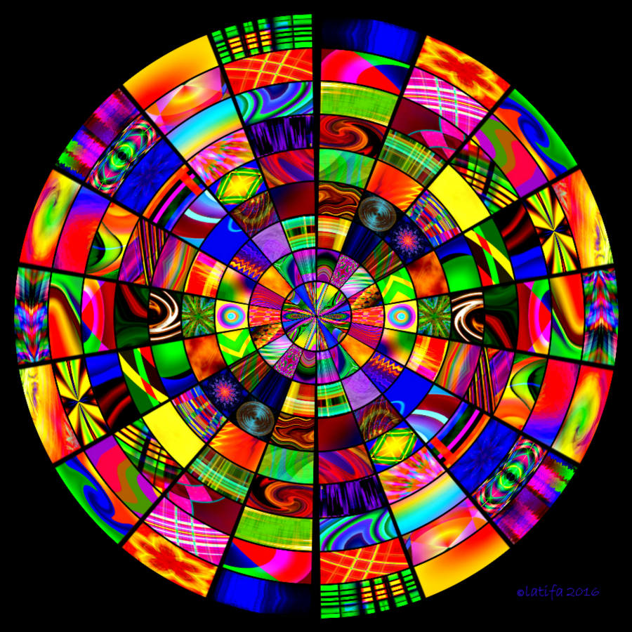 Solve color wheel jigsaw puzzle online with 81 pieces