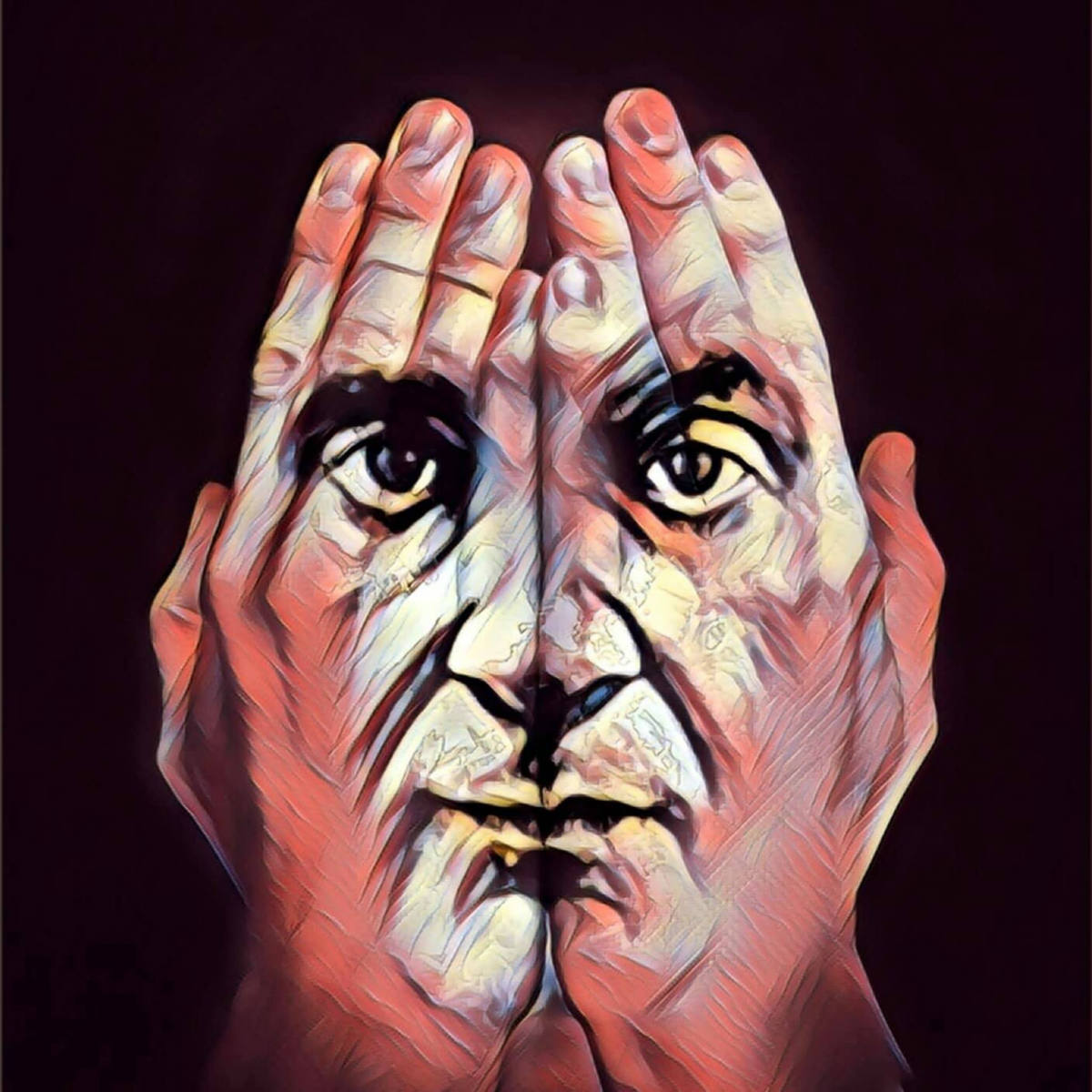 Solve Face & Hands. jigsaw puzzle online with 400 pieces