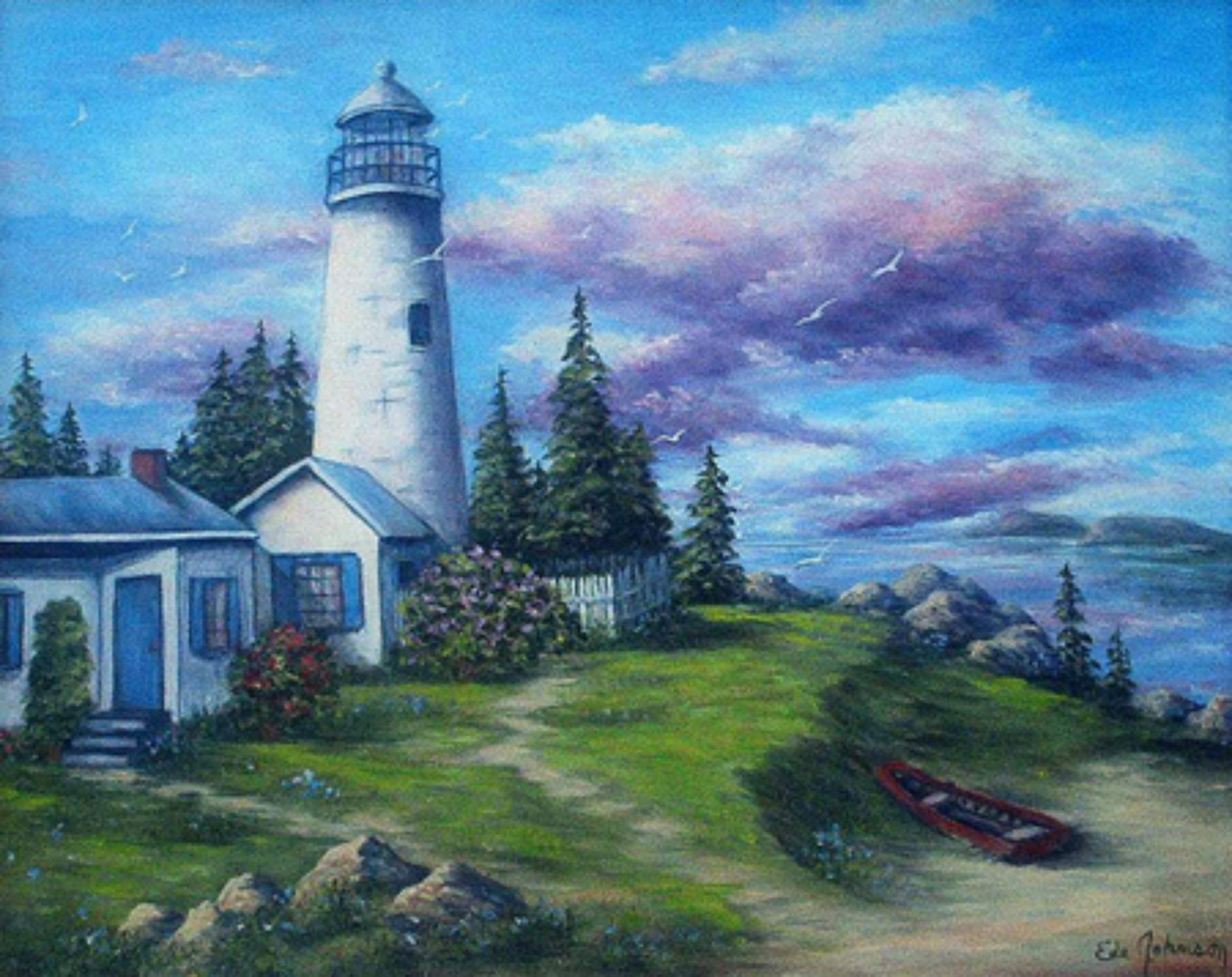 Puzzle | 252 pièces | Summer Lighthouse | Jigidi