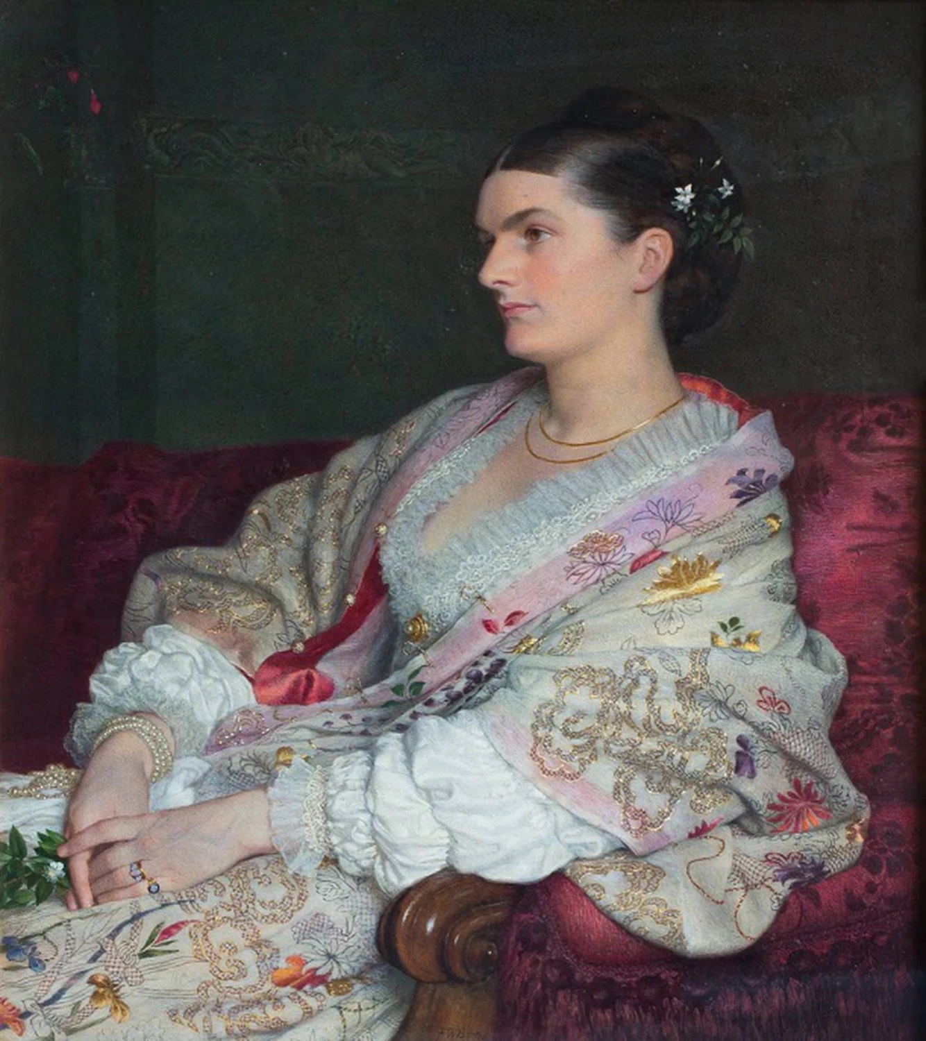 Jigsaw Puzzle | 156 pieces | Frederic William Burton - Mrs George Smith ...