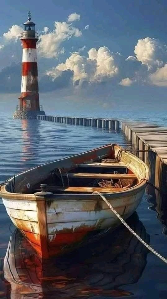 Jigsaw Puzzle | 120 pieces | Red and white lighthouse | Jigidi